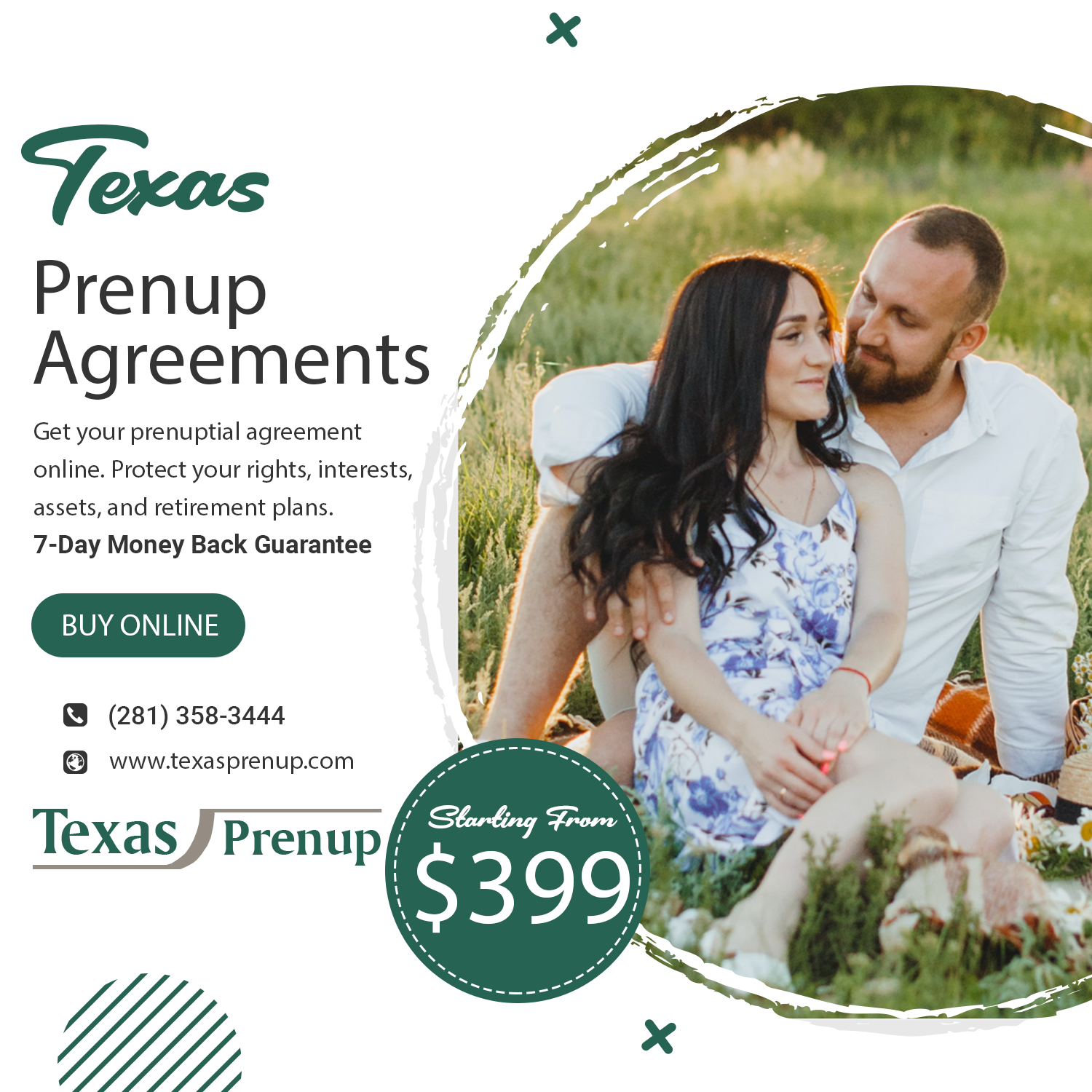 Buy Texas Online Prenuptial Agreement Packages